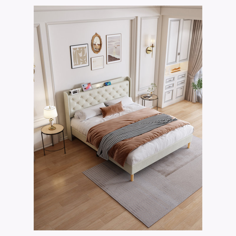 Wayfair linen bed store